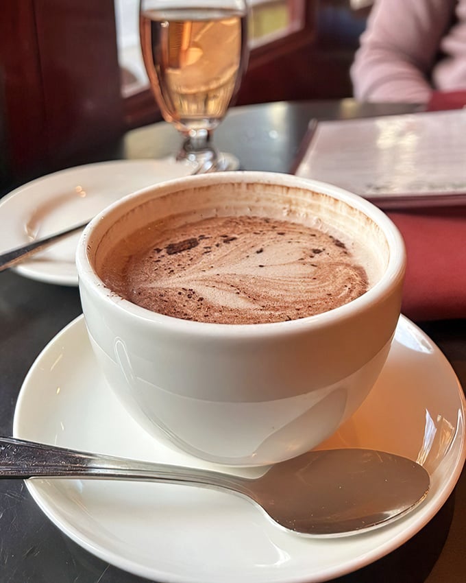 This isn't just hot chocolate—it's liquid velvet in a cup. The kind that makes you wonder why Swiss Miss even exists.