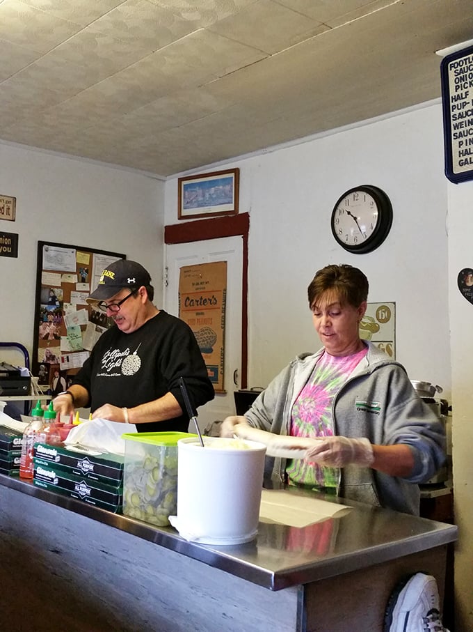 No fancy equipment needed—just the essentials for creating hot dog magic that keeps generations of Ohioans coming back.