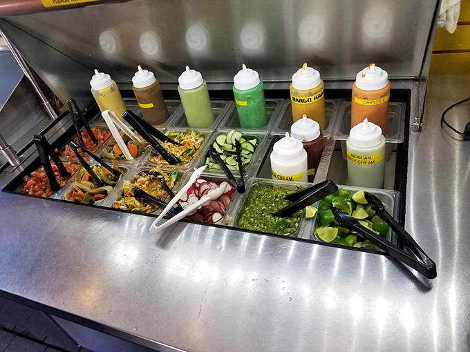 Salsa bar nirvana! From mild to wild, these homemade concoctions let you customize your heat level and flavor adventure.