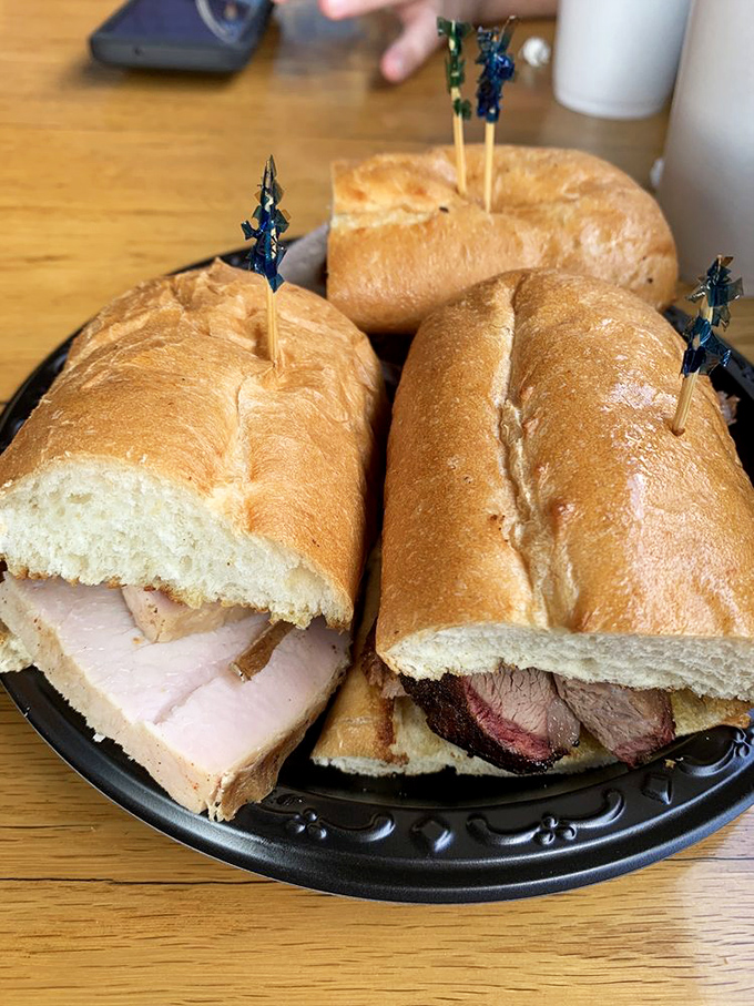 The Sandwich Sampler proves that sometimes the best decisions involve trying everything at once.