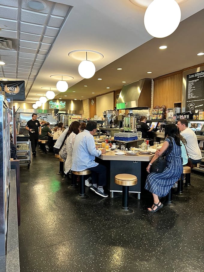 The counter seating – where strangers become neighbors and regulars are treated like royalty. Chicago's living room with better food.