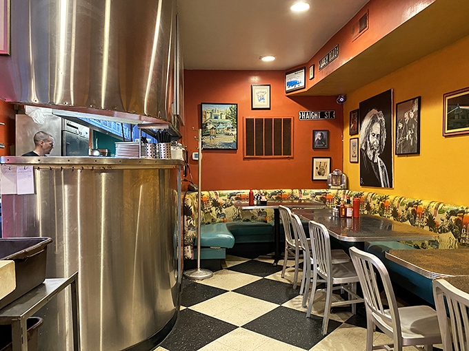 Every inch tells a story—from the classic diner counter to the nostalgic memorabilia adorning walls that have witnessed countless conversations.