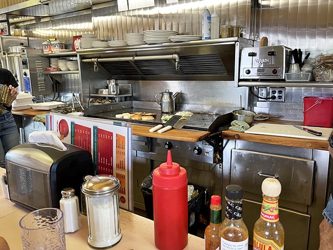 No fancy equipment, no molecular gastronomy—just well-seasoned tools in the hands of people who know exactly what they're doing.