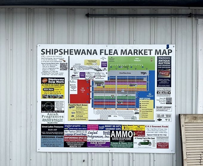 The market map – your treasure hunting GPS. Without it, you might miss the spice shop, which would be a flavor tragedy of epic proportions.