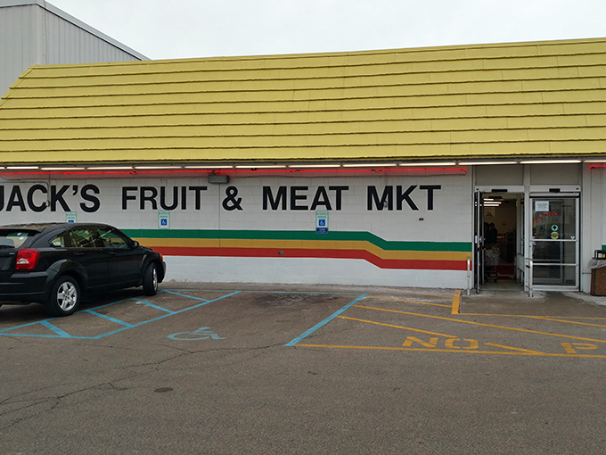 Jack's Fruit & Meat Market embodies the practical Michigan spirit—no frills, just honest food at prices that don't require a second mortgage.