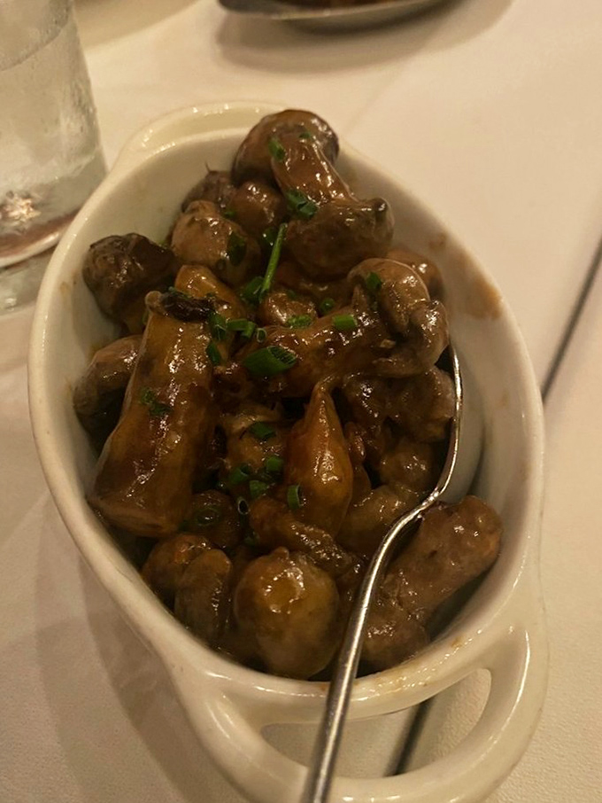 These aren't just mushrooms—they're umami bombs waiting to explode with flavor. A side dish that frequently steals the spotlight from the main attraction.