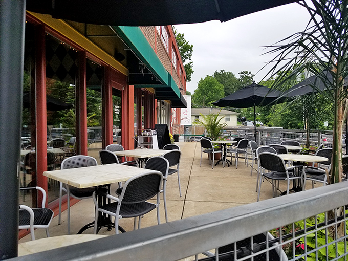 Outdoor seating lets you savor exceptional cuisine while enjoying Webster Groves' charming streetscape and fresh Missouri air.