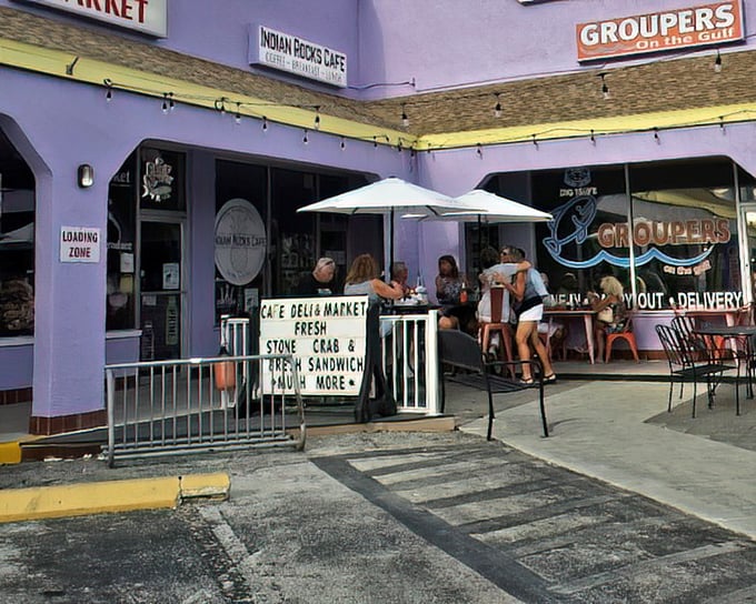 Those bright orange chairs aren't just a design choice – they're preparing you for the bold flavors waiting inside.