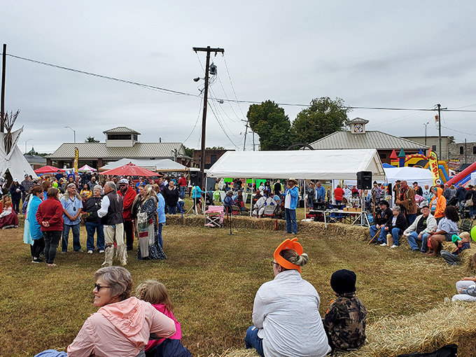 Community gatherings in Athens prove that entertainment doesn't need big-city prices—just hay bales, good neighbors, and the occasional pumpkin.