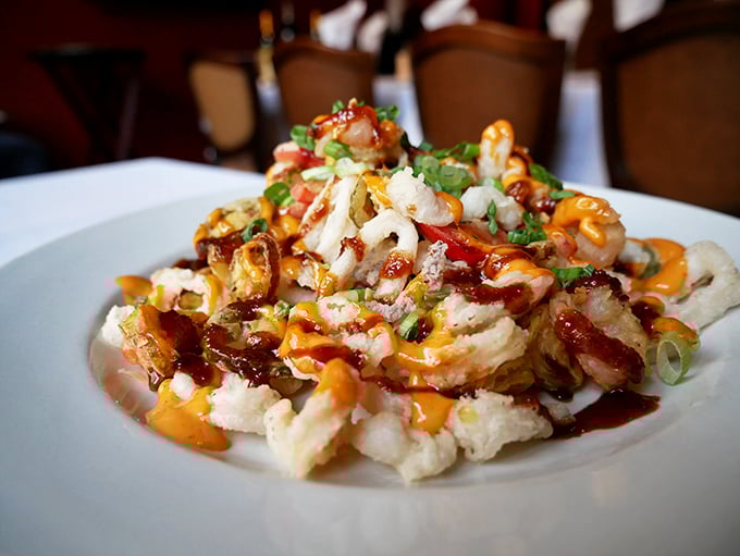 This isn't just calamari—it's a masterclass in texture and flavor that makes you forget you're eating something with tentacles.