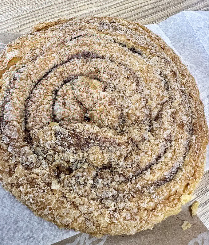 This cinnamon crisp is what would happen if a snickerdoodle went to finishing school in Copenhagen and came back with a sophisticated European accent.