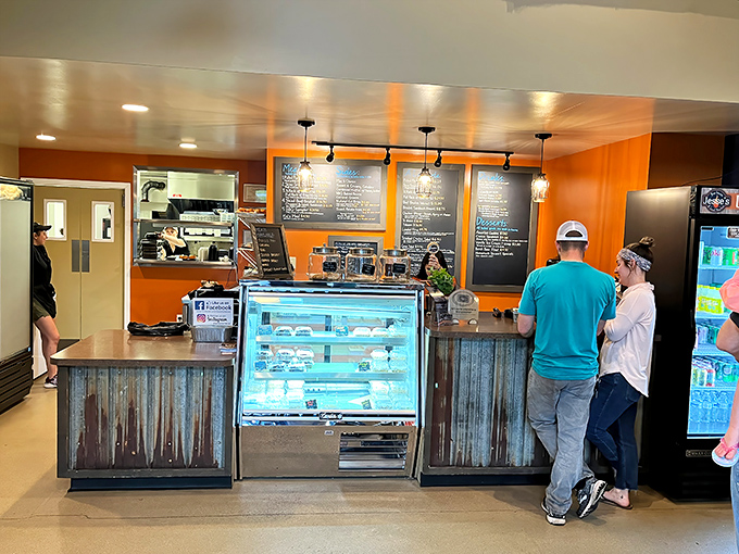 The counter—that magical threshold where you arrive hungry and depart with treasures that make the wait worthwhile.