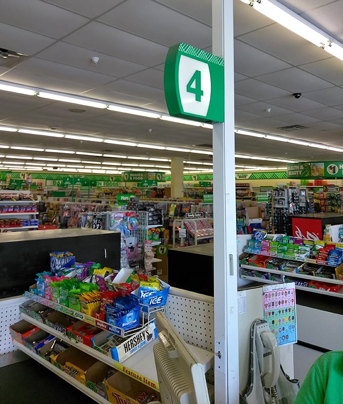 Aisle 4 beckons with its siren song of snacks and treats—the danger zone for those who came "just to pick up one thing."