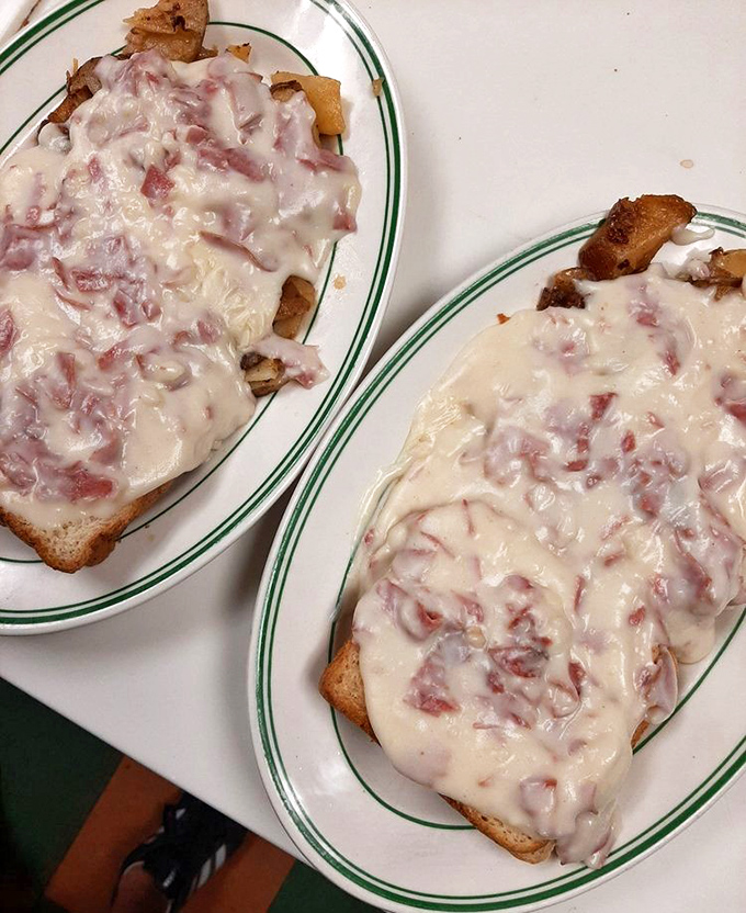 Creamed chipped beef on toast—what military veterans cryptically called "SOS" but what civilians recognize as pure comfort on a plate.