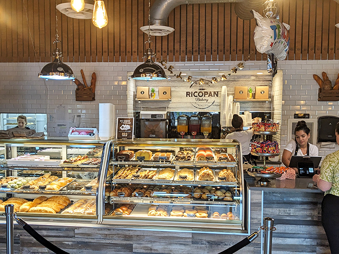 Display cases filled with pastry treasures that make choosing just one feel like Sophie's Choice: The Bakery Edition.