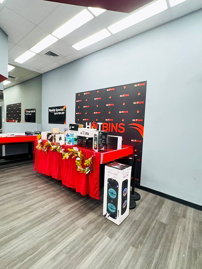 The special display section showcases premium finds like the VIP area of this bargain paradise—same great deals, just with a touch more spotlight. 