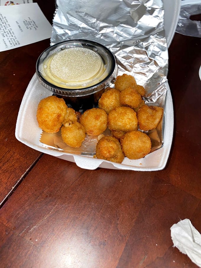 These golden-fried mushroom bites aren't just appetizers—they're little nuggets of joy that make waiting for your main course a pleasure, not a chore.