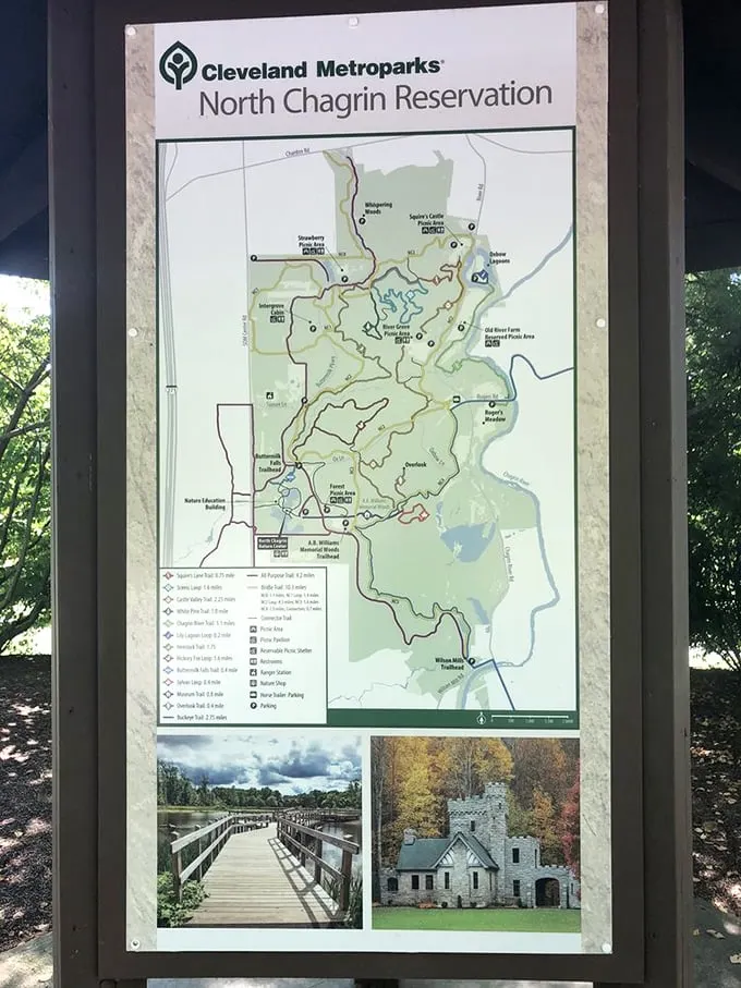 Maps don't just show the way—they reveal the treasure trove of trails, picnic spots, and natural wonders surrounding this stone centerpiece.
