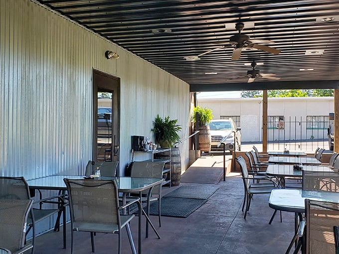 The patio where summer breakfasts taste even better with a side of fresh air and Pennsylvania sunshine. Simple pleasures at their finest.