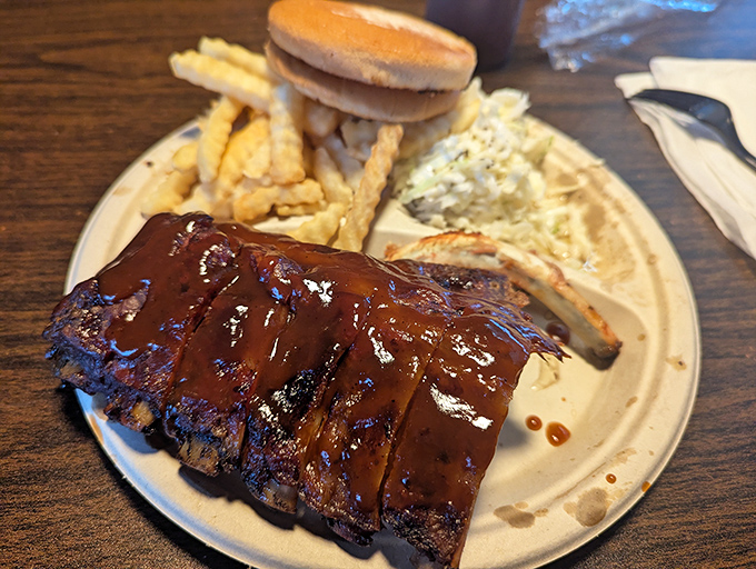 Glistening with sauce that strikes the perfect sweet-tangy balance, these ribs don't just fall off the bone—they practically leap into your mouth.