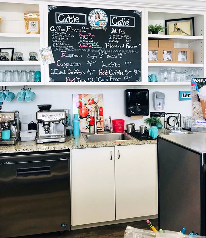 Behind the counter magic happens—where coffee beans transform into liquid gold and pastry dreams become delicious reality.