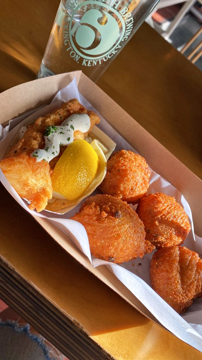 These hushpuppies aren't just side dishes—they're golden orbs of cornmeal joy that deserve their own spotlight and fan club.