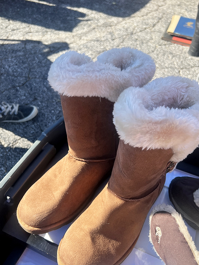 These boots weren't made just for walking—they're for strutting away with the bargain of the day while staying toasty warm.