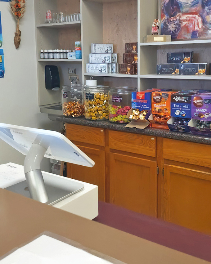 The counter area – command central for Polish culinary adventures and spontaneous conversations with fellow food enthusiasts.