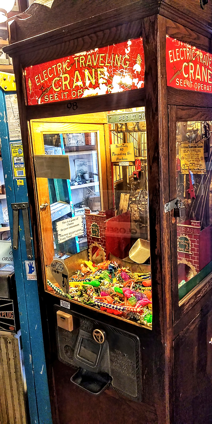 The legendary "Electric Traveling Crane" game—where childhood dreams of snagging the perfect prize live on in mechanical glory.