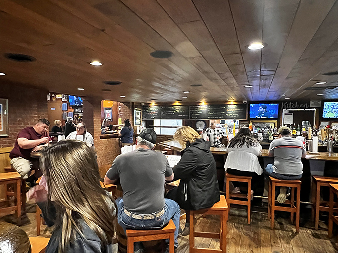 The bar at Denny's isn't just where drinks are served—it's where strangers become friends and food stories become local legends.