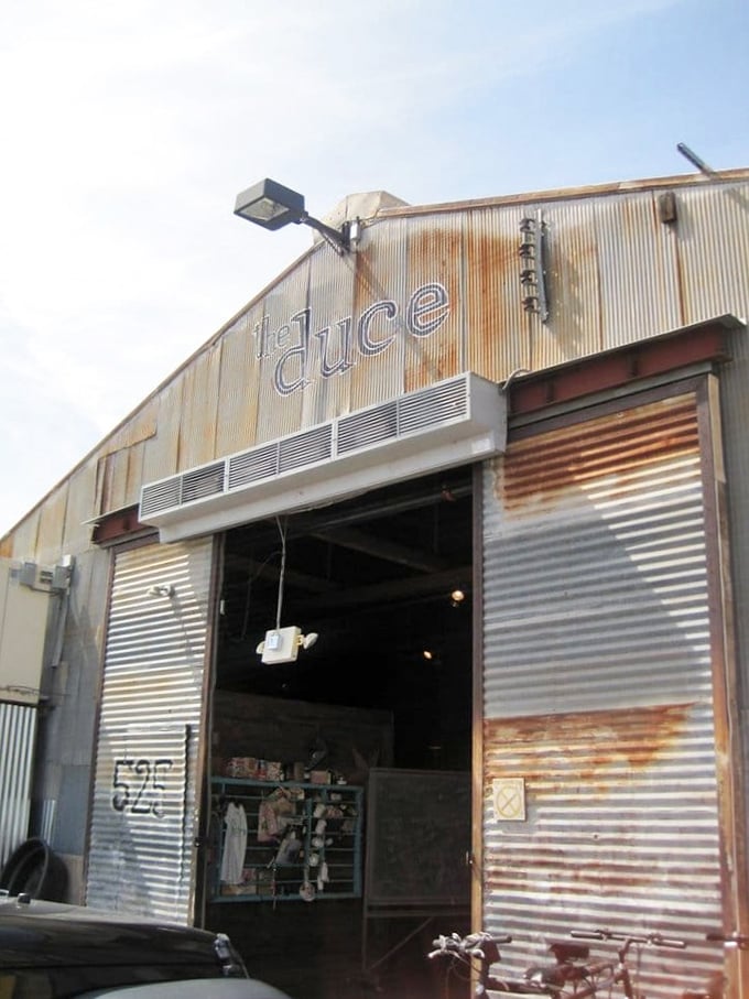 The entrance sets the tone immediately: rustic, industrial, slightly weathered, and utterly authentic—like walking into a secret Phoenix treasure.