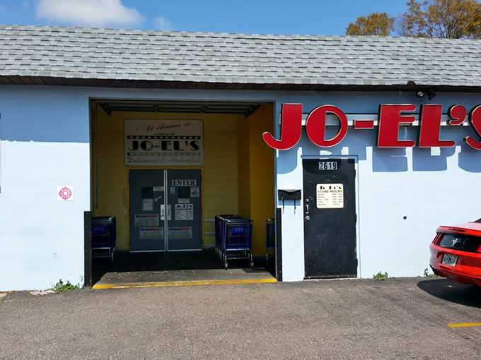 "Welcome to JO-EL'S" reads like an invitation to step back in time. This entrance is a portal to flavors that have stood the test of time.