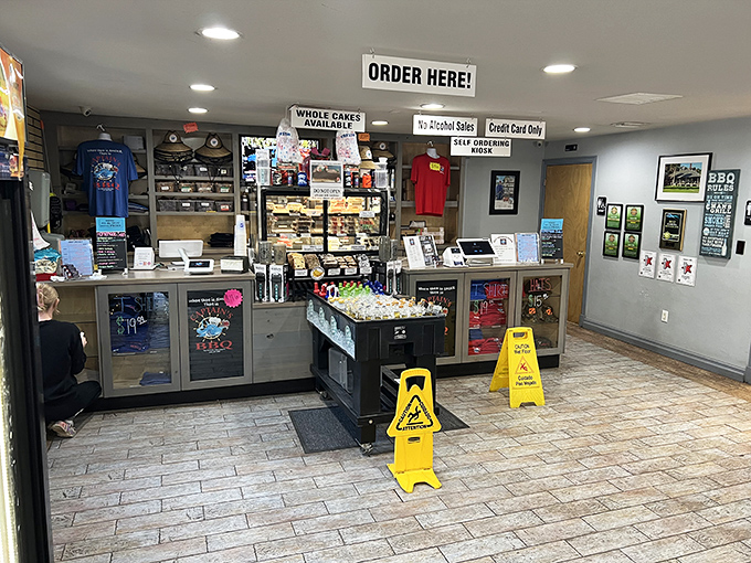 The ordering counter – that magical threshold where dreams become reality and hunger becomes anticipation.