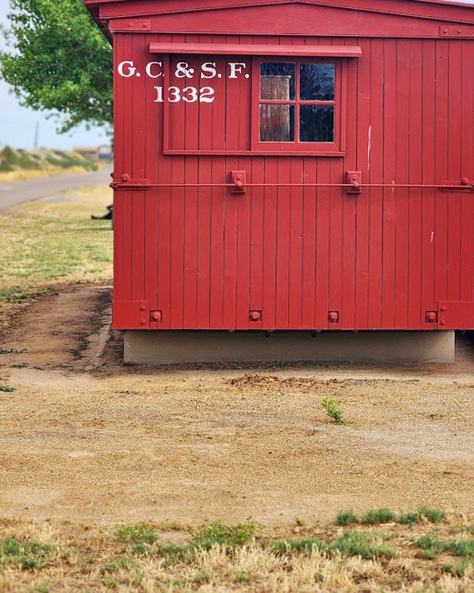 This bright red railroad car isn't just Instagram-worthy—it's a vital piece of the story about how transportation shaped Allensworth's fate.