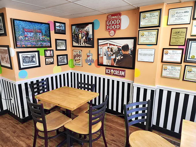 The walls tell stories of community pride, with photos and memorabilia chronicling decades of butter burger bliss in Jefferson.
