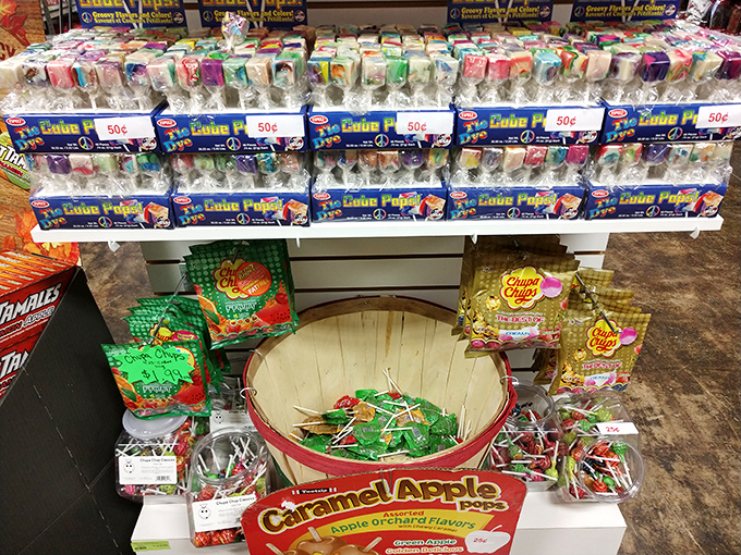 Lollipops and caramel apples—proof that putting perfectly good candy on a stick somehow makes it taste even better.