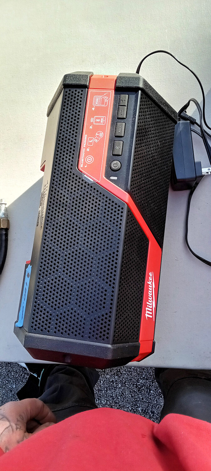 This Milwaukee speaker isn't just portable—it's practically begging to become the soundtrack to your next backyard barbecue or garage project.