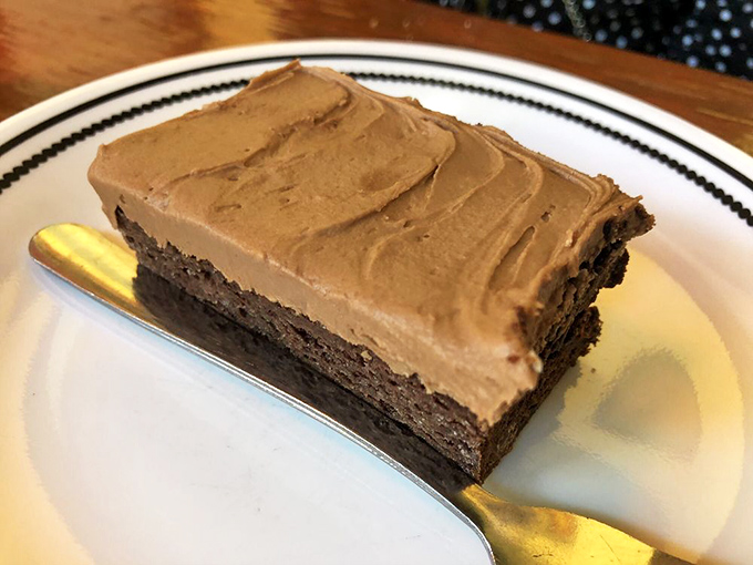 This isn't just chocolate on chocolate – it's a brownie so rich it should come with its own investment portfolio and financial advisor.
