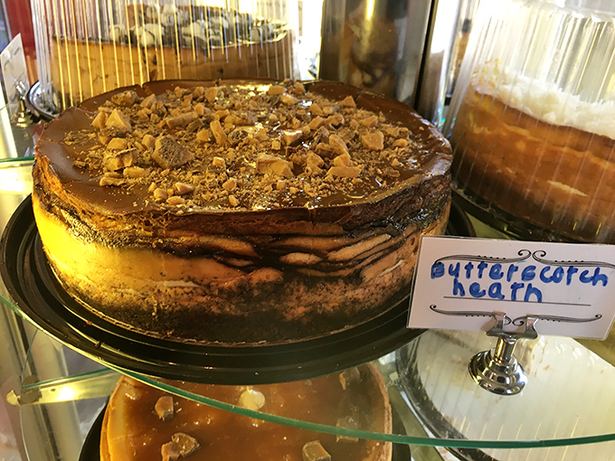 Butterscotch Heath cheesecake looking like it just won a decadence competition – the kind of dessert that makes you want to write thank-you notes to the universe.