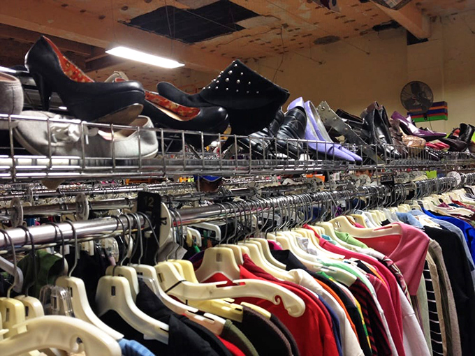 Fashion's second chances – yesterday's trends hanging hopefully, where your next favorite outfit is hiding somewhere between vintage and nearly-new.
