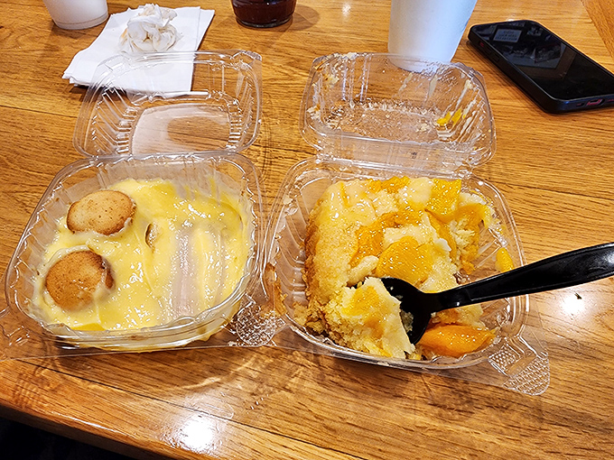 Sweet endings await those brave enough to save room after conquering Blake's barbecue mountain.
