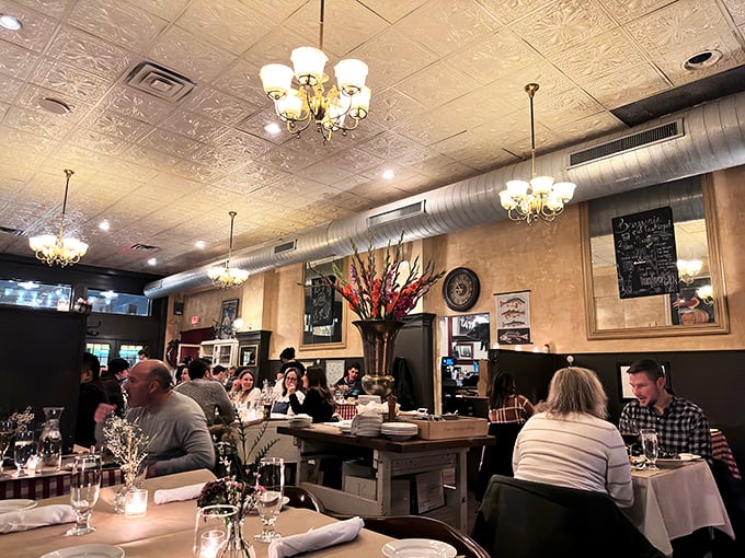 The dining room hums with conversation and clinking glasses—the universal soundtrack of people making memories over excellent food.