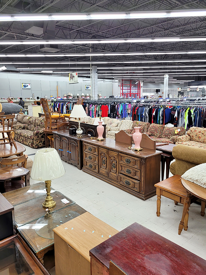 Solid wood furniture with stories to tell awaits new homes. That dresser probably cost a fortune when new—now it's yours for a fraction of the price.