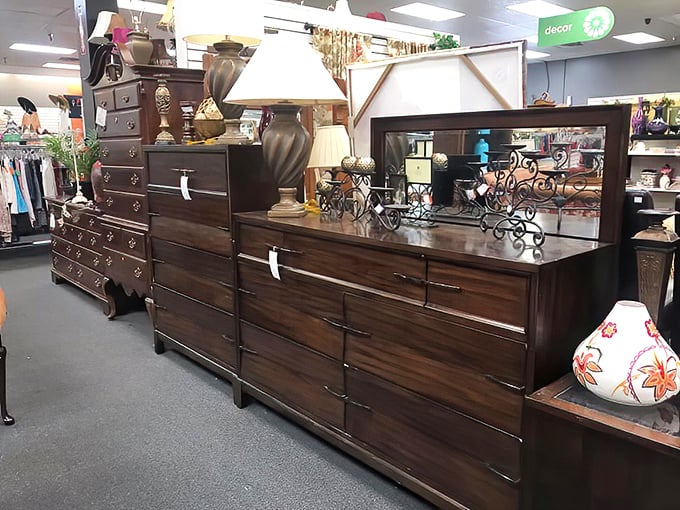 These aren't just drawers—they're time capsules of craftsmanship from an era when furniture was built to outlast its owners.