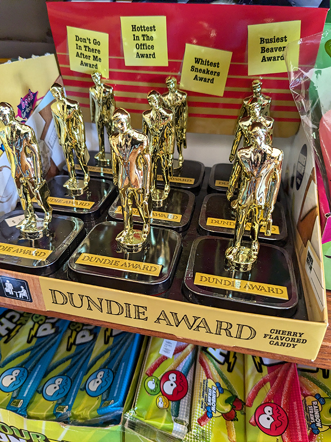 Office humor meets sweet treats with these Dundie Award candies—perfect for the Dunder Mifflin fan with a cherry-flavored sweet tooth.