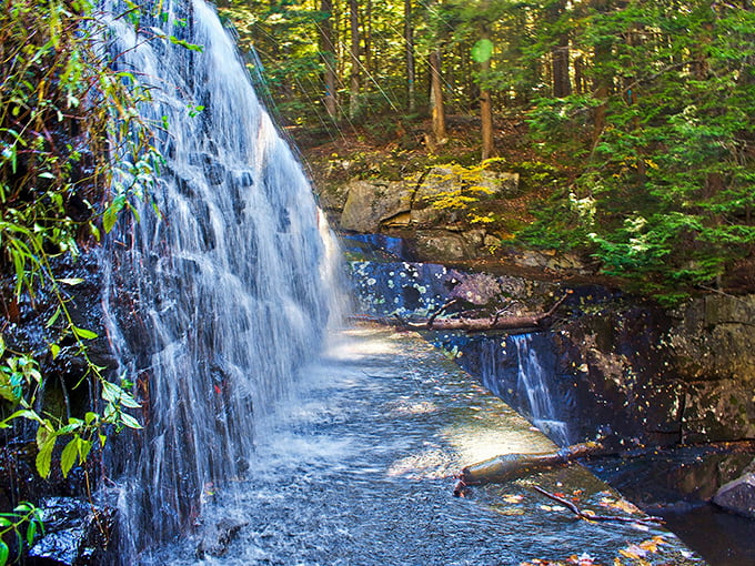 This isn't just a waterfall – it's nature's original meditation app, running continuously since the last ice age.