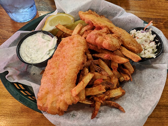 Golden-battered fish and crispy fries prove DK Diner isn't just a breakfast one-trick pony. Some treasures are worth returning for at lunchtime.