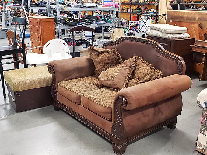 That couch has stories to tell! Quality furniture finds prove that someone else's redecorating project could become your living room's new statement piece.