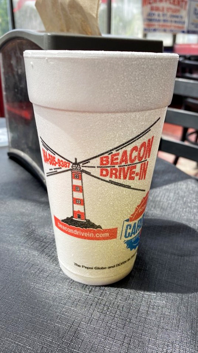 That frosty cup isn't just holding sweet tea—it's containing liquid Southern heritage, complete with enough sugar to fuel your entire afternoon.