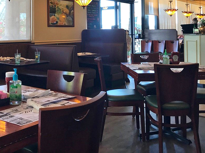 Comfortable booths invite you to linger over that second (or third) cup of coffee – because great breakfast experiences shouldn't be rushed.